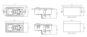 力玮 INALWAYS 0717-2SCQ 系列插座 - 开关，传感器，断路器，连接器，开关电源的专业服务商-苏州白鹿电子有限公司官网