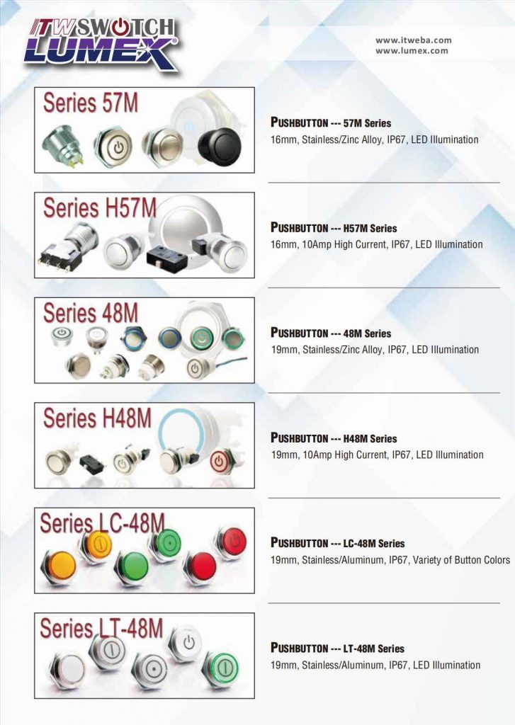 ITW Lumex Switch - 开关，传感器，断路器，连接器，开关电源的专业服务商-苏州白鹿电子有限公司官网
