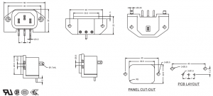 力玮 INALWAYS 0714-CR71系列插座 - 开关，传感器，断路器，连接器，开关电源的专业服务商-苏州白鹿电子有限公司官网